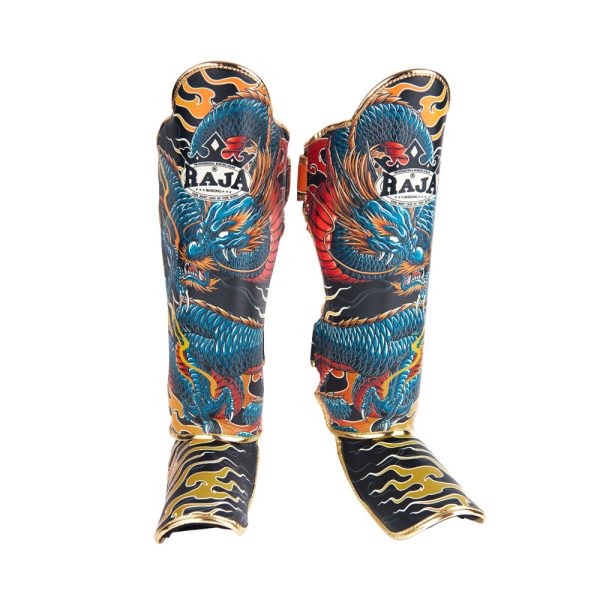 RFSG-2-03 Fancy Shinguards Dragon – RAJA BOXING